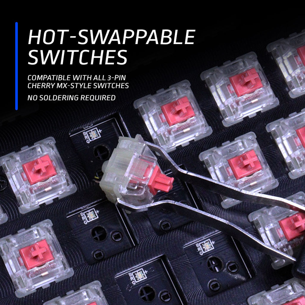 Everest Max - Modular hotswap mechanical keyboard with displays – MOUNTAIN