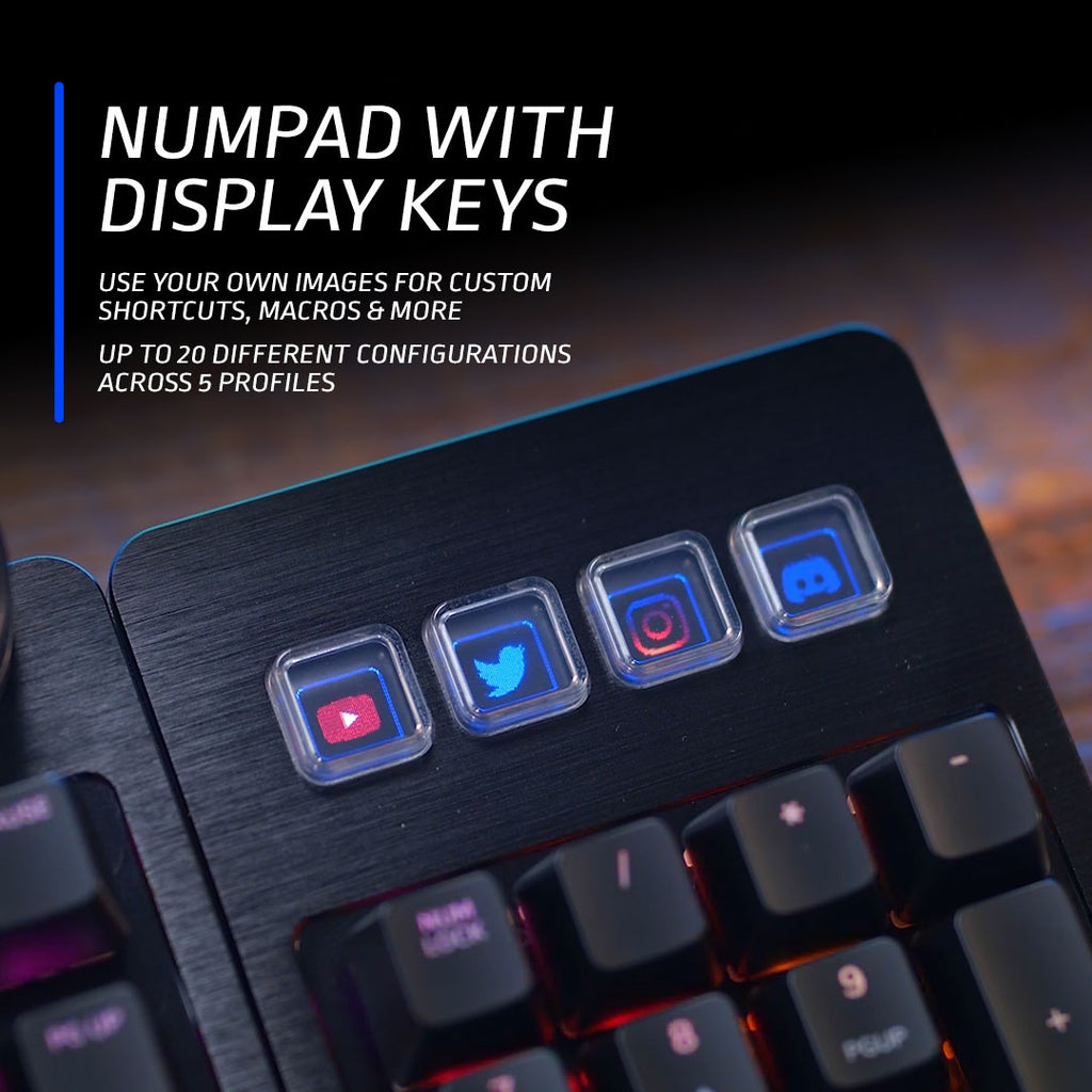 Everest Max - Modular hotswap mechanical keyboard with displays – MOUNTAIN